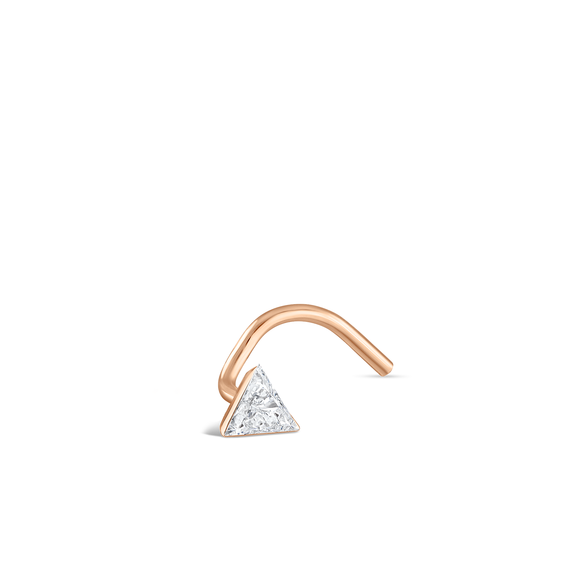 Invisible Set Triangle Diamond Nostril Screw – MARIA TASH
