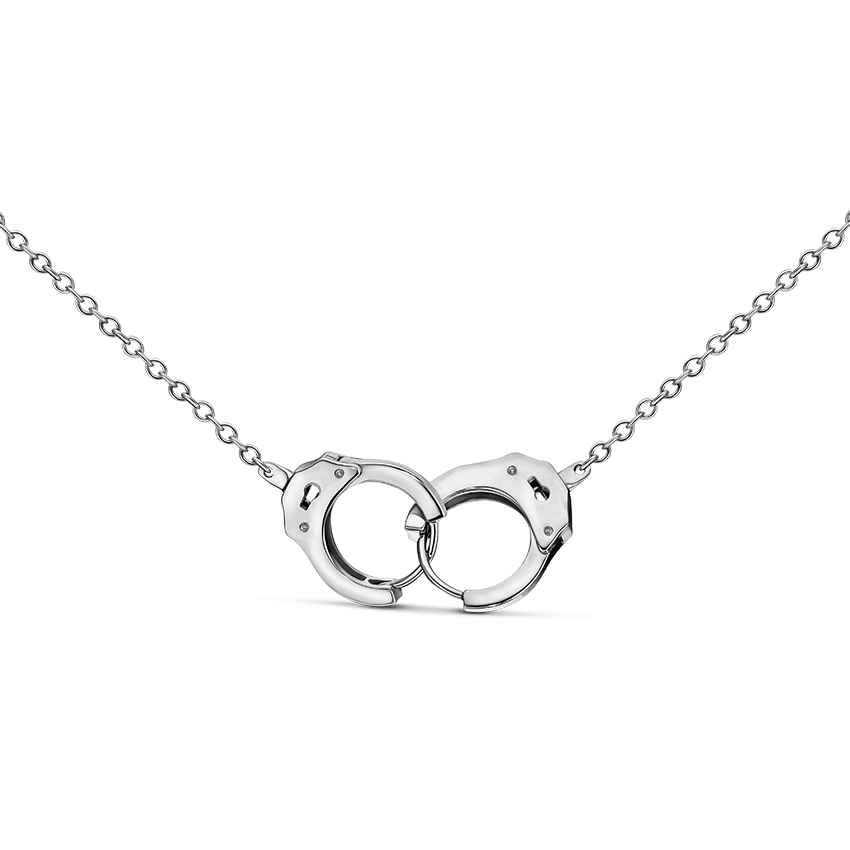 Handcuff Clicker Necklace | Gold Necklace | MARIA TASH